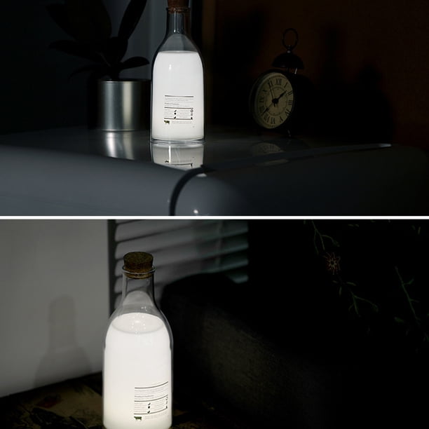 Timing Bottle Night Light, Touch Design LED Bedside Milk Lamp, For ...