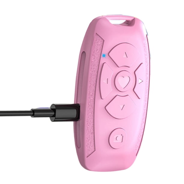 Bluetooth Picture Remote Shutter Selfie Button for , 30ft Range Pink ...
