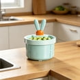 Rabbit'S Ears Kitchen Sink Strainer,Upgrade Press Automatic Dumping ...