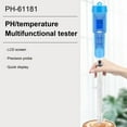 PH Meter Thermometer Pen For Food Fruit Meat Soil Lab Digital Acidity ...