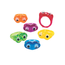 Googly Eye Rings, Jewelry, Rings, Jewelry General, 48 Pieces, Assorted ...