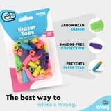 Emraw Pencil Cap Erasers, Assorted Colors, 100 Count, 2 Pack - Walmart.com