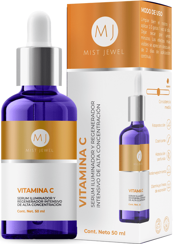 Serum Facial de Vitamina C MIST JEWEL Para Piel Joven y Radiante 50 ML | Bodega Aurrera en línea