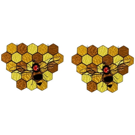 Honeycomb Signage Decoration, Queen Bee Stained Beehive Stained ...