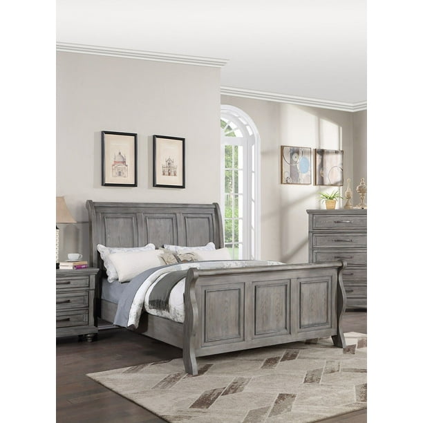 Gorgeous Transitional Look Cal King Size Bed 1pc Bedroom Furniture ...