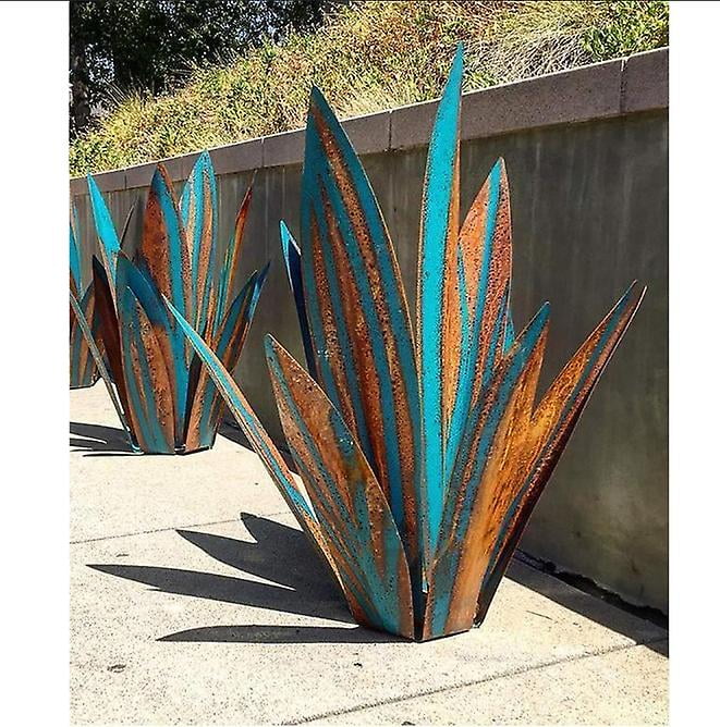 Escultura rústica de tequila azul de 35 cm: estatua decorativa para el ...
