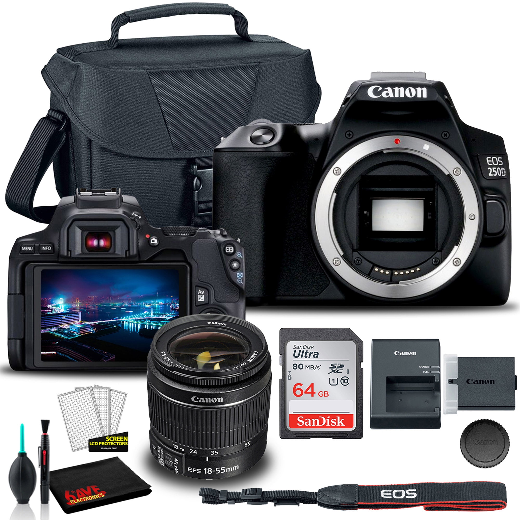 Click here for Canon Eos 250d/ Rebel Sl3 Dslr Camera With 18-55mm... prices