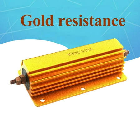 200W Aluminium Housing Chassis Mounted Wirewound Power Resistor Glod ...