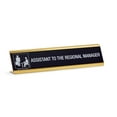 The Office Assistant To The Regional Manager Desk Plate | Measures 10 x ...