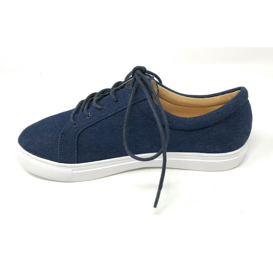 Forever Young - Forever Young Women's Denim Lace Up Sneakers - Walmart.com