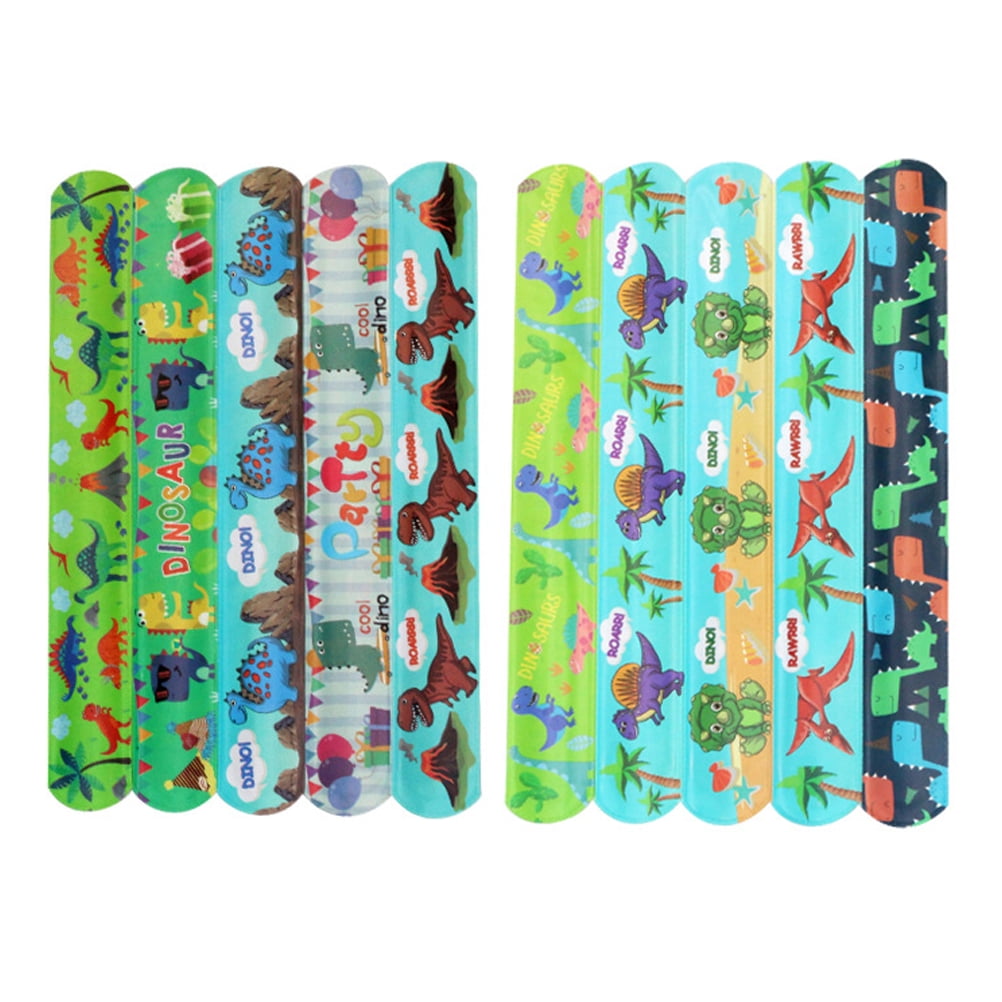 Click here for Homemaxs 25pcs Interesting Slap Bracelets Dinosaur... prices