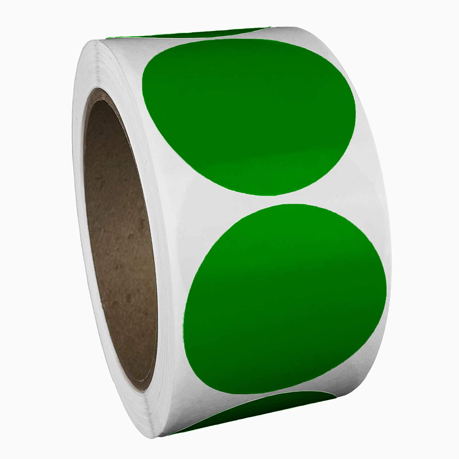 2 Inch Permanent Color-Code Circle Stickers. 500 Dots per Roll. USA ...