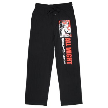 Death Note Anime Cartoon Mens Black Sleep Wear Sleep Pajama Pants-M ...