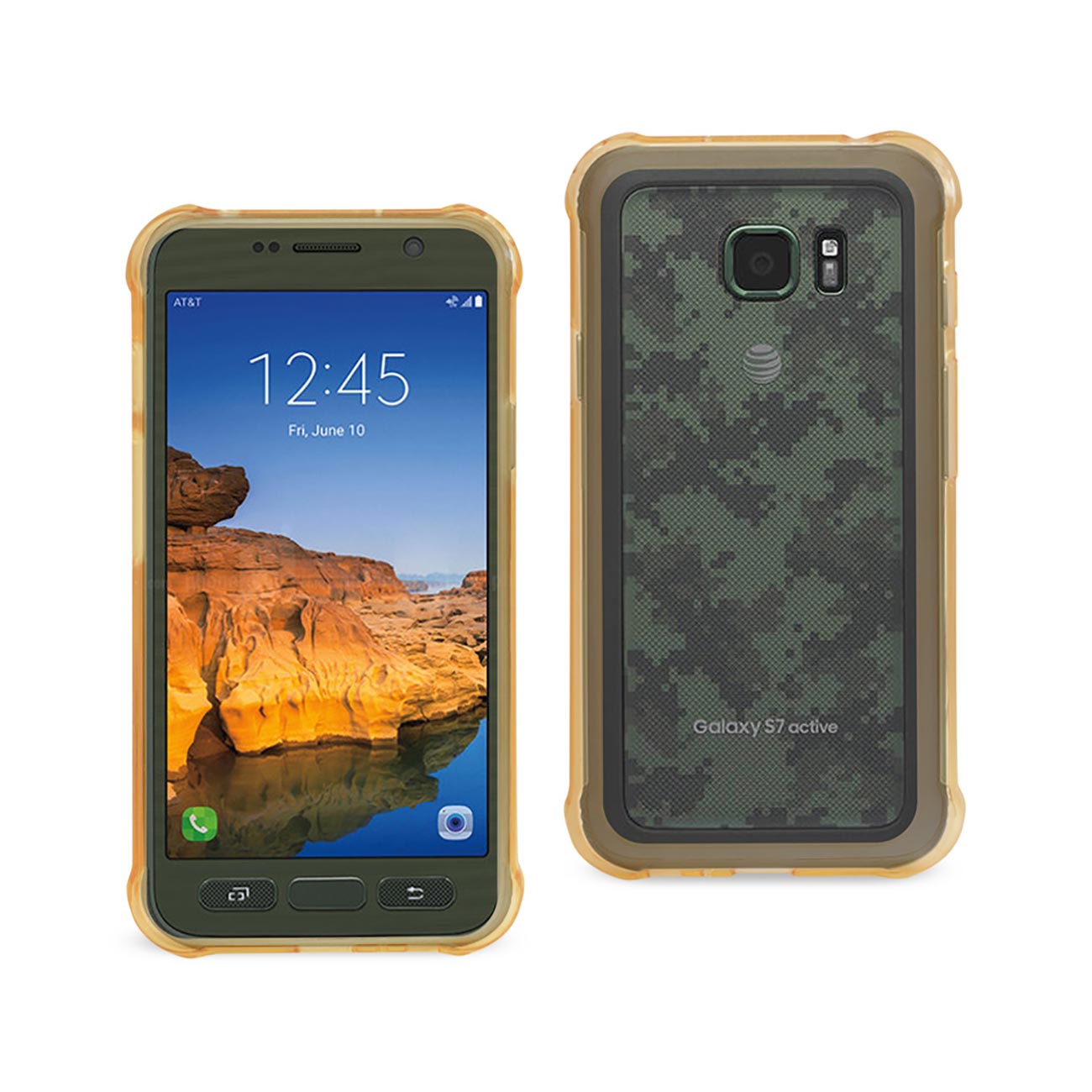 Samsung Galaxy S7 Active Clear Bumper Case With Air Cushion Protection ...