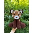 Crochet Sitting Red Panda Amigurumi Pattern, Cute Jungle Animal Design ...