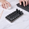 Mini Keyboard 15 Key 3 Knob Gamer Programmable Keypad DIY Hot Swap ...