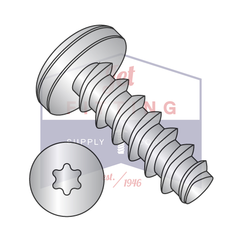 1/4-10X3/4 Plastite Style Thread Forming Screws | Six-Lobe (Torx) | Pan ...
