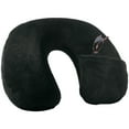 CNRTS22N TS22N Inflatable Fleece Neck Rest (black) - Walmart.com