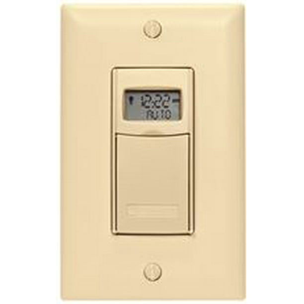 Digital 7 Day Astro Timer 20A 24-277V Ivory - Walmart.com - Walmart.com