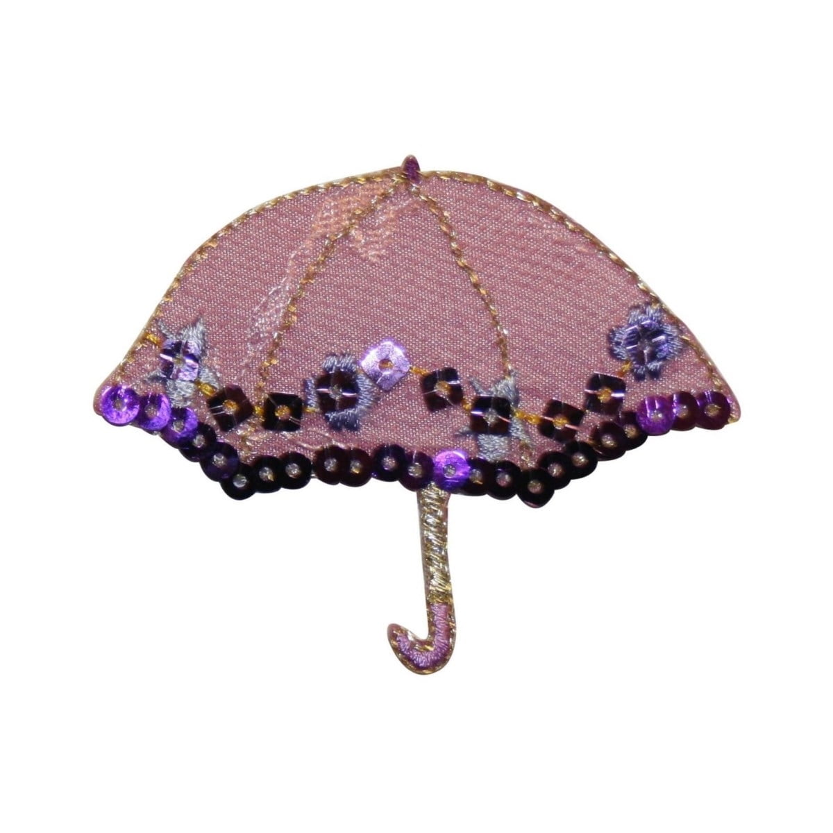 ID 3361 Sequin Umbrella Patch Spring Rain Cover Embroidered Iron On ...