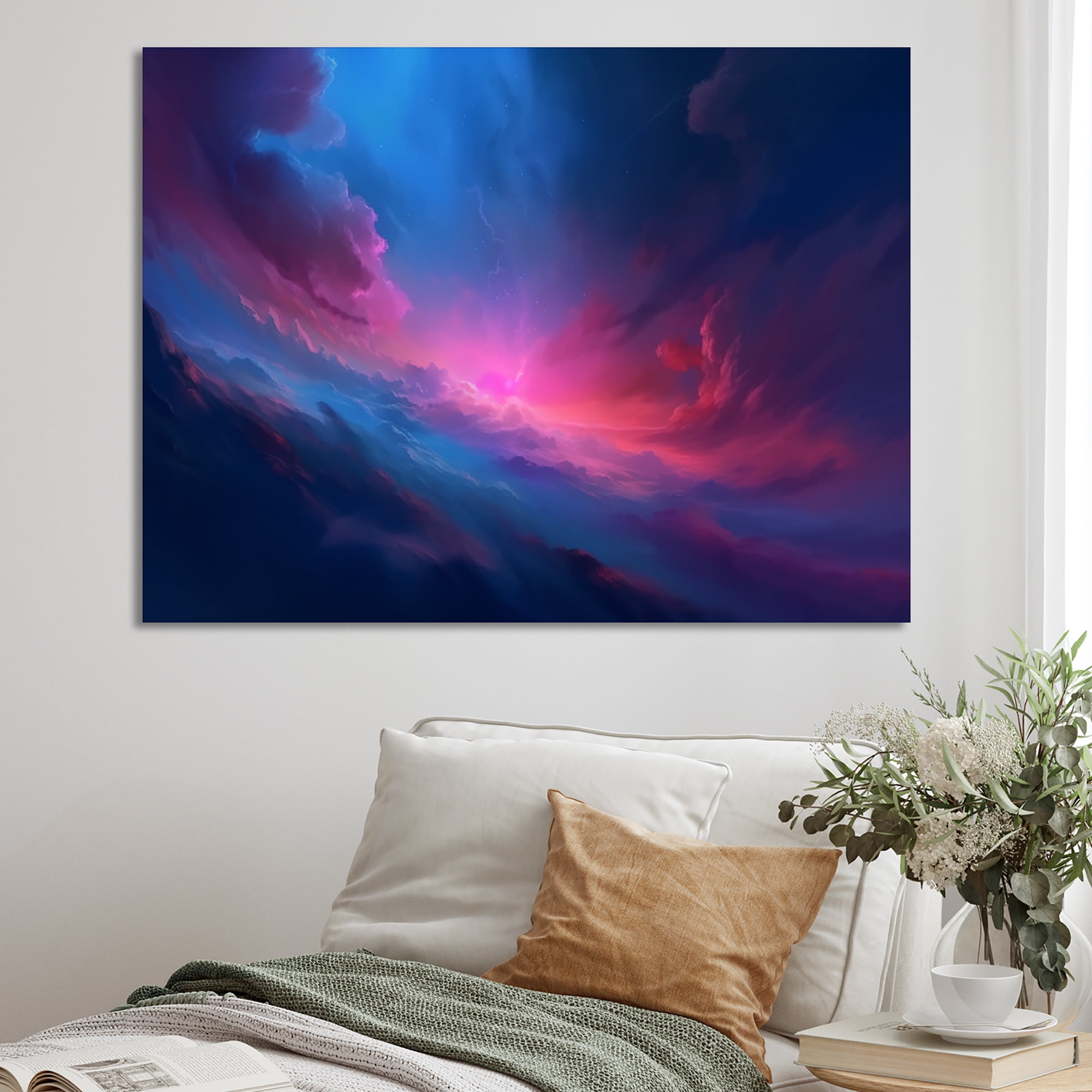 Click here for Designart Blue Traditional Canvas Wall Art  Landsc... prices