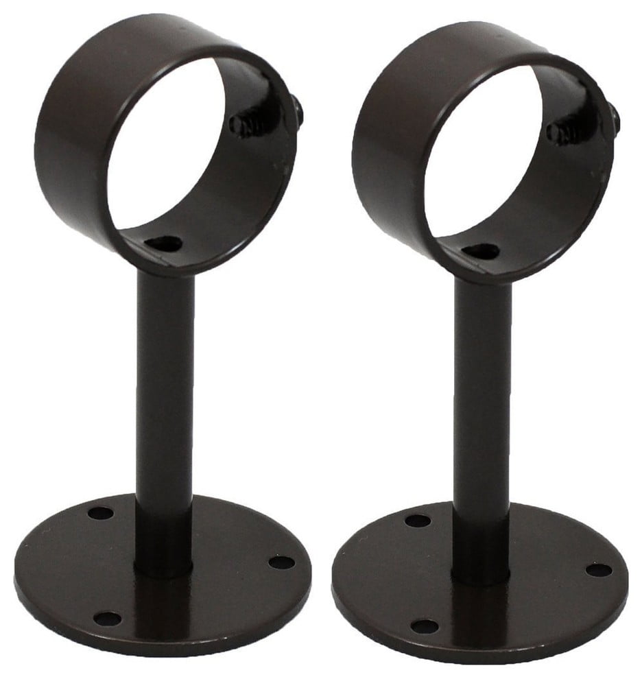 Urbanest Ceiling/Wall Bracket for 1 1/8" Rod, Bronze, Set of 2 ...