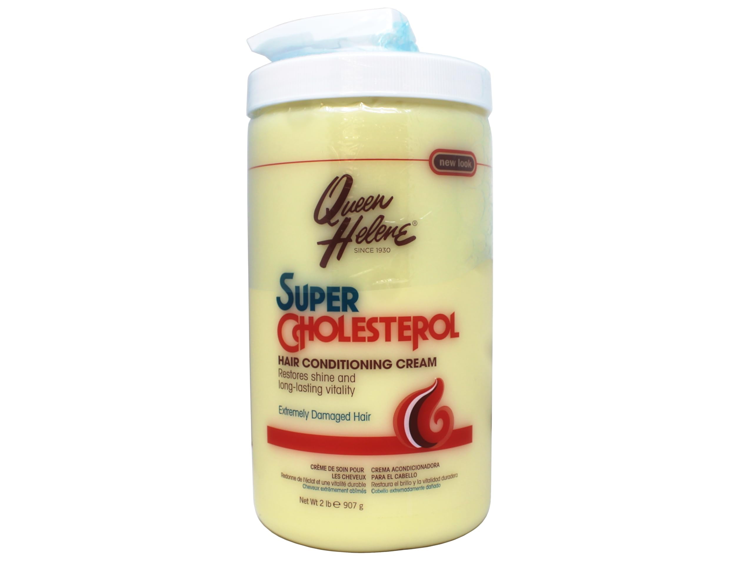 Crema acondicionadora para el cabello Queen Helene Super Cholesterol ...