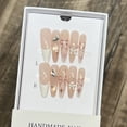 Derizon [Sweetheart Girl] Wearing Nail Pure Handmade Small Fresh Nude ...