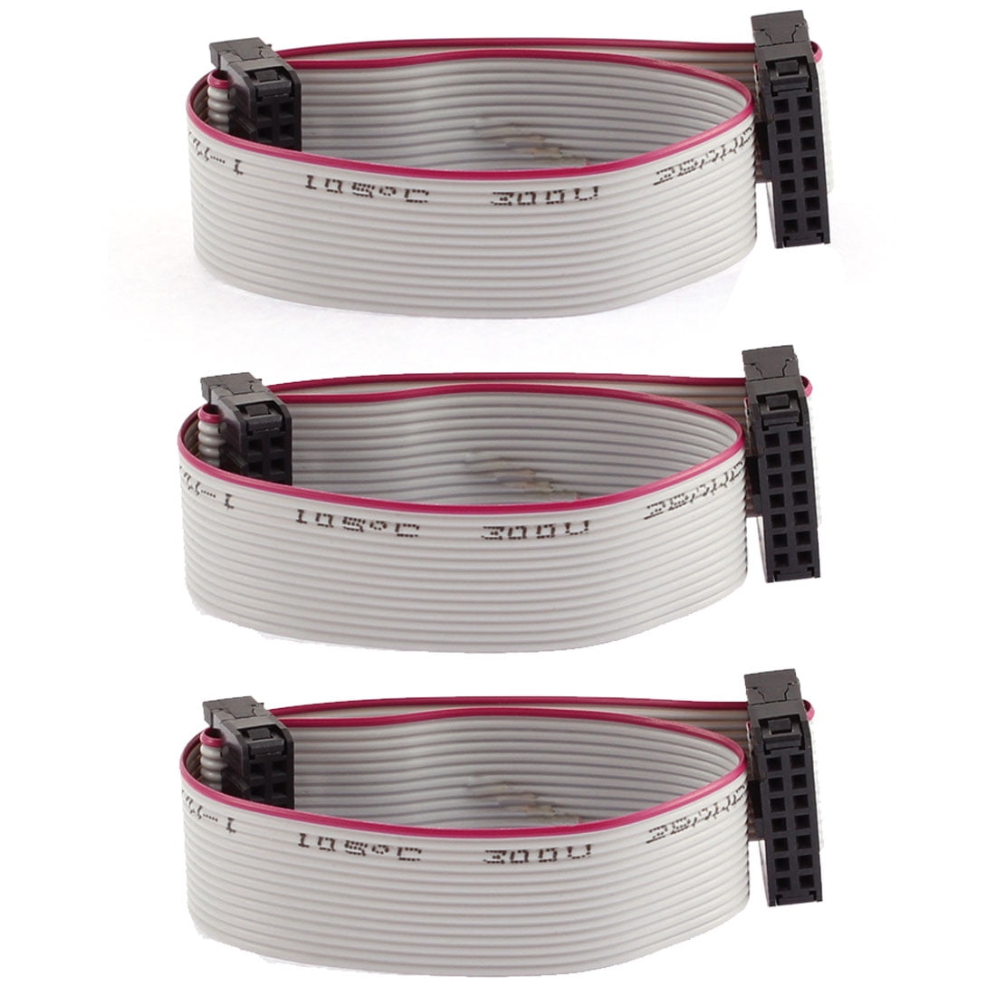 2.54mm Pitch 14 Pins 14 Wires F/F IDC Connector Flat Ribbon Cable 20cm ...