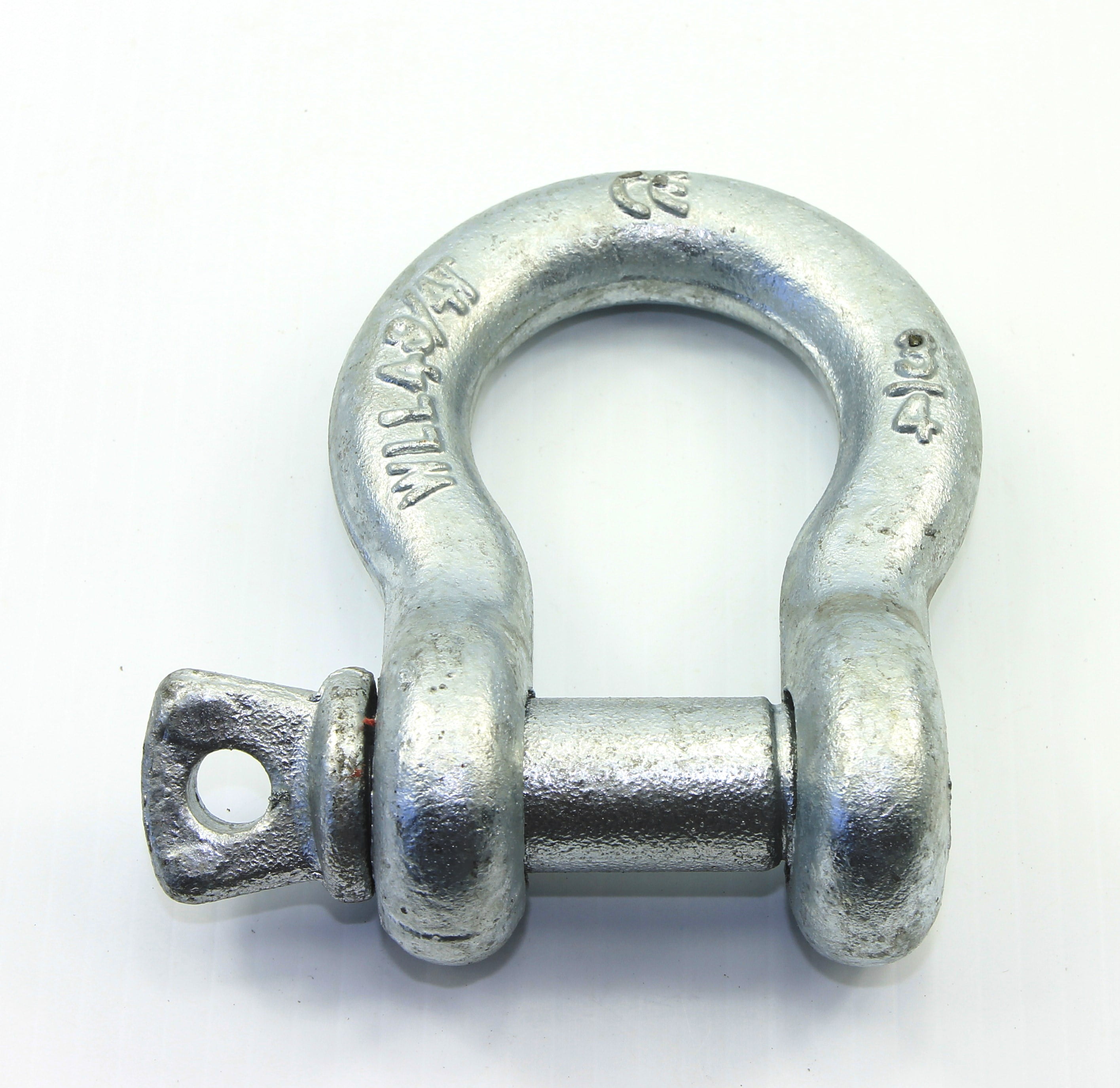 (Pack of 2) 3/4-inch Galvanized Forged Steel Anchor Shackle with Screw ...