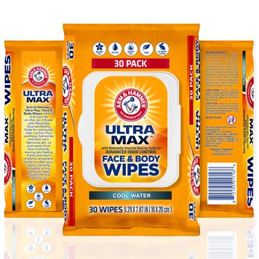 Great Value Fresh Scent Flushable Wipes, 10 Resealable Packs, 420 Total ...