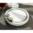 Star Wars: The Mandalorian Mando and Grogu 4-Piece 8-Inch Dinner Plate ...