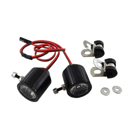 1 Pair Remote Control Car LED Headlight can use for a Replacing Part ...