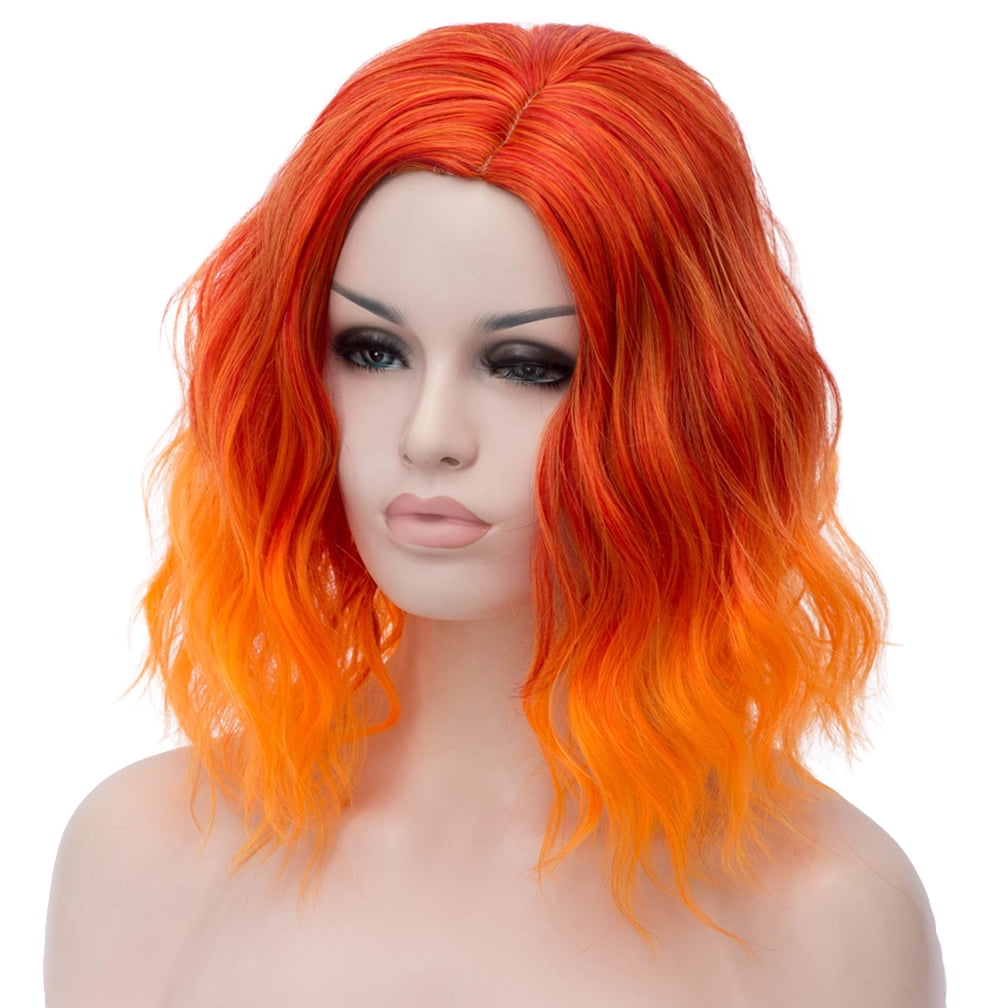 Orange Wig Flame Princess