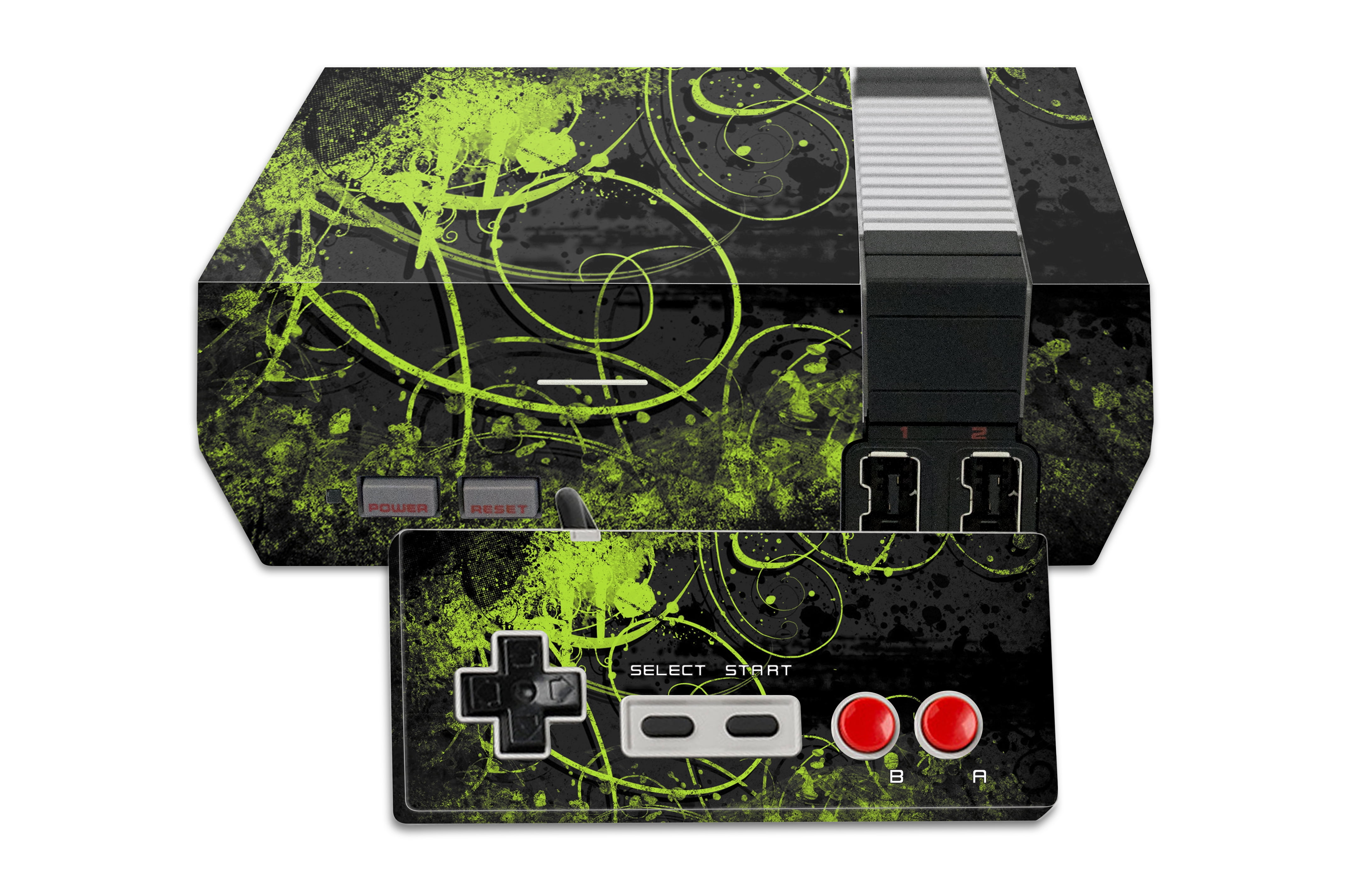 Skin Decal Wrap Compatible With Nintendo NES Classic Edition Green ...
