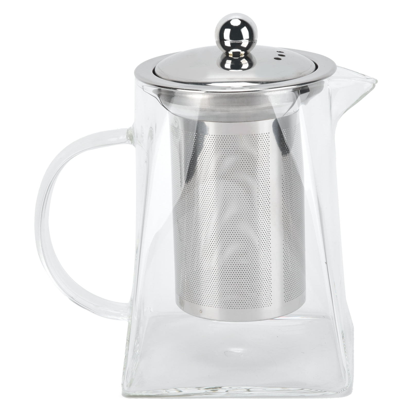 Transparent Glass Teapot with Removable 304 Stainless Steel Filter Tea ...