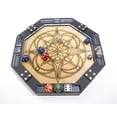 Gaming Dice Tray ~ Wooden Laser Etched ~ Compass Design - Walmart.com