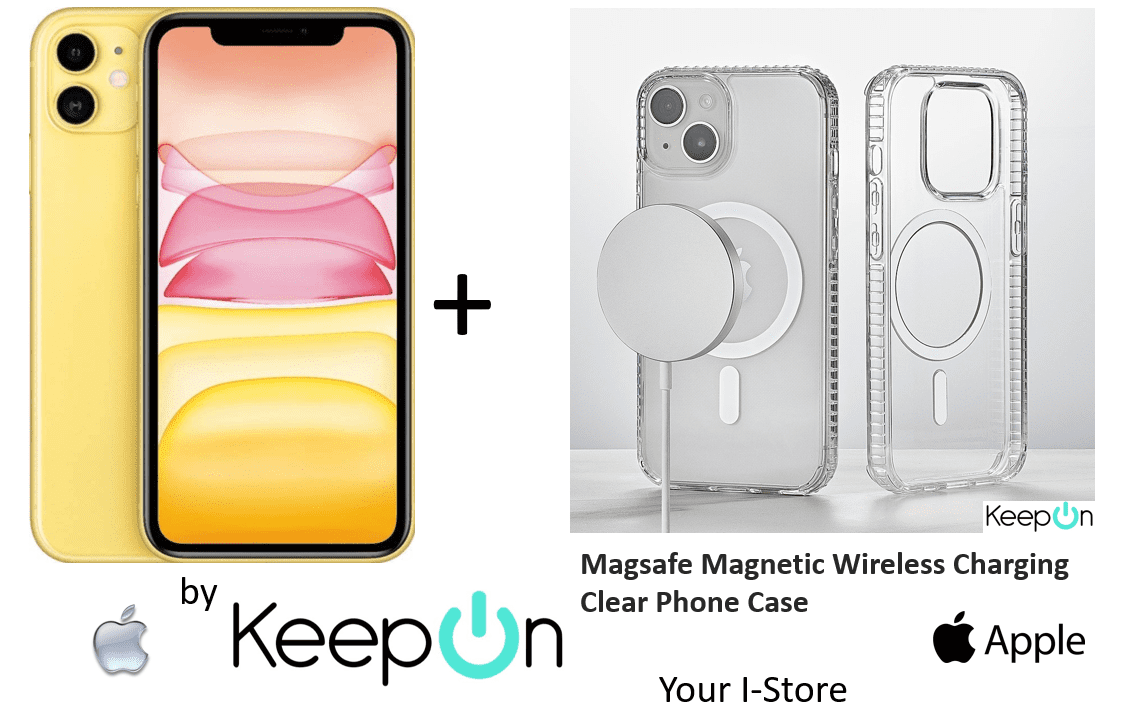 Apple iPhone 11 64GB (Incluye Funda Transparente Magsafe y Protector de ...