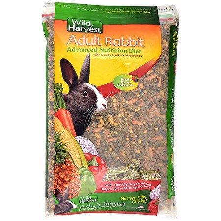 Wild Harvest Advanced Nutrition Diet for Adult Rabbits, 8 lbs ...