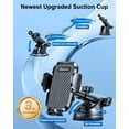 3-in-1 Phone Mount for Car [2025 Most Stable and Flexible Suction Cup ...