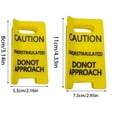 2PC Popular Caution Sign Hair Claws Clip Overstimulated Design Ponytail ...