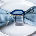 Agate Crystal Napkin Rings Set of 4 Dining Table Decoration Napkins ...