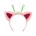 Callipe Cat Ears Hair Hoop Plush Sequins Cat Party Decoration Hairband ...