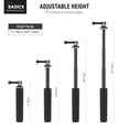 Basic Selfie Stick Tripod for DSLR Action Camera Webcam, Mini Vlogging ...