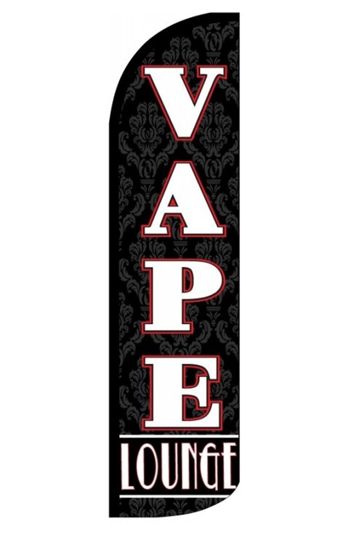 VAPE LOUNGE Windless Flag (Hardware Not Included) |Advertisement /Business Flags | Feather Flag ...