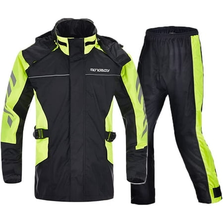 Off Road Racing Rain Coats Motorcycle Riding Reflective Rain Suits ...