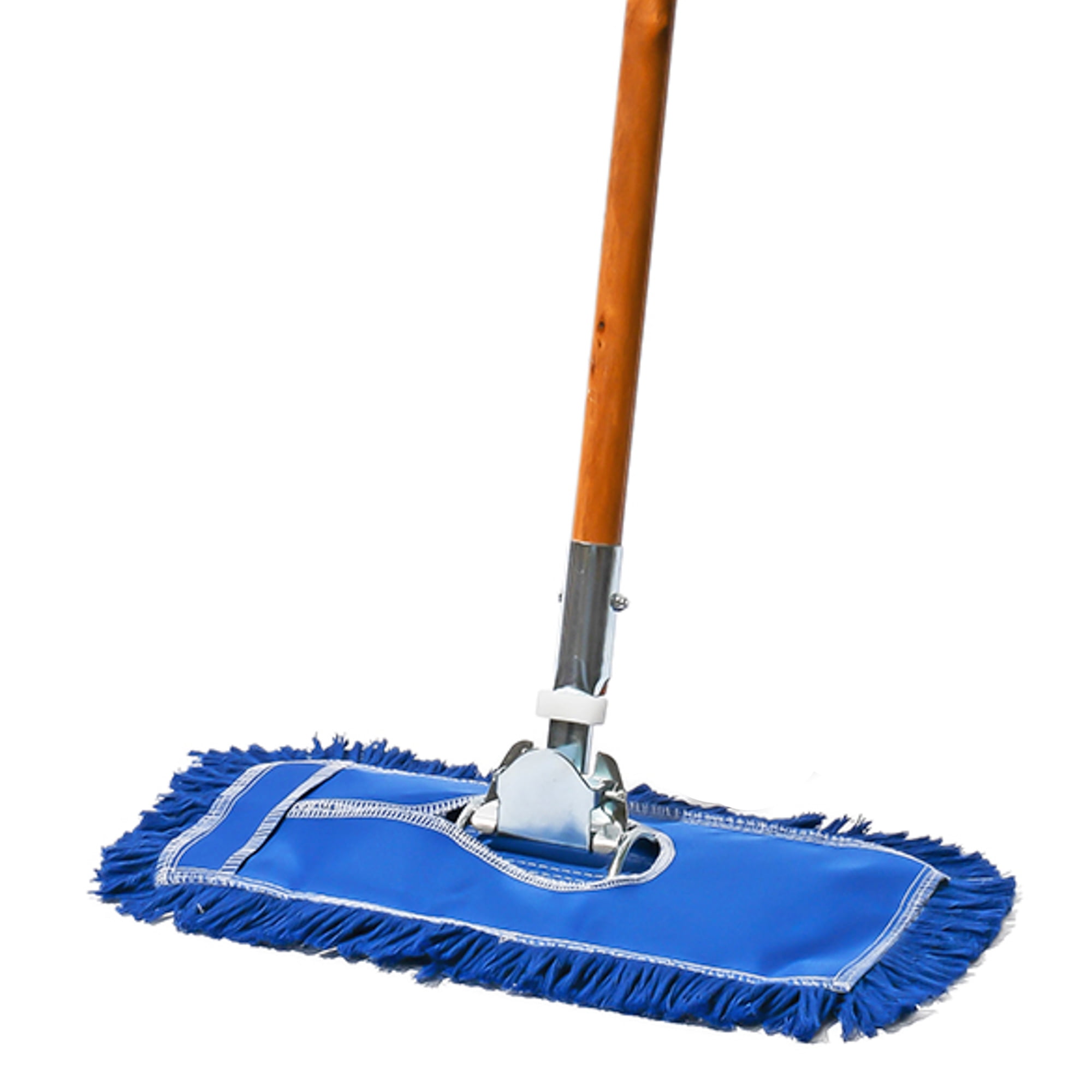 Tidy Tools Dust Mop for Floors, 12 Inch Cotton Head, Wood Mop Handle ...