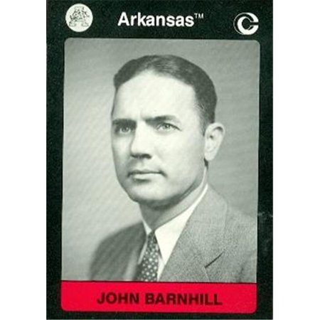 Coach John Barnhill Football Card (Arkansas) 1991 Collegiate Collection ...