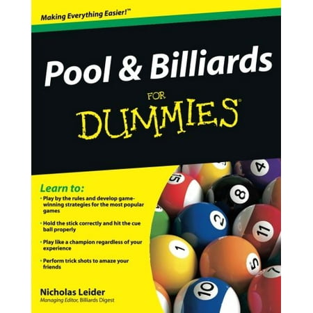 Pool and Billiards For Dummies | Walmart Canada