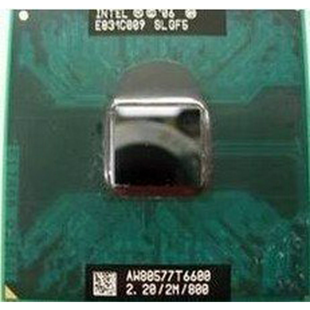 Intel T6600 CPU 2.2GHz Core 2 Duo Mobile CPU Processor - SLGF5 ...